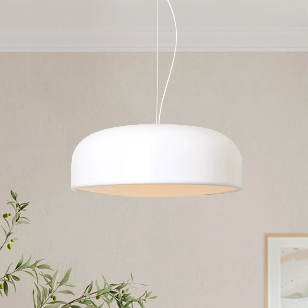 White Dome Interior Light Fittings