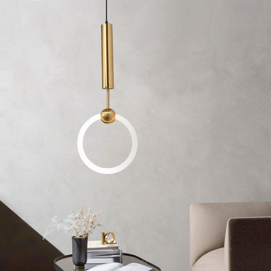 Minimalist Modern Led Single Pendant Lights, Bedroom Pendant Lights ...