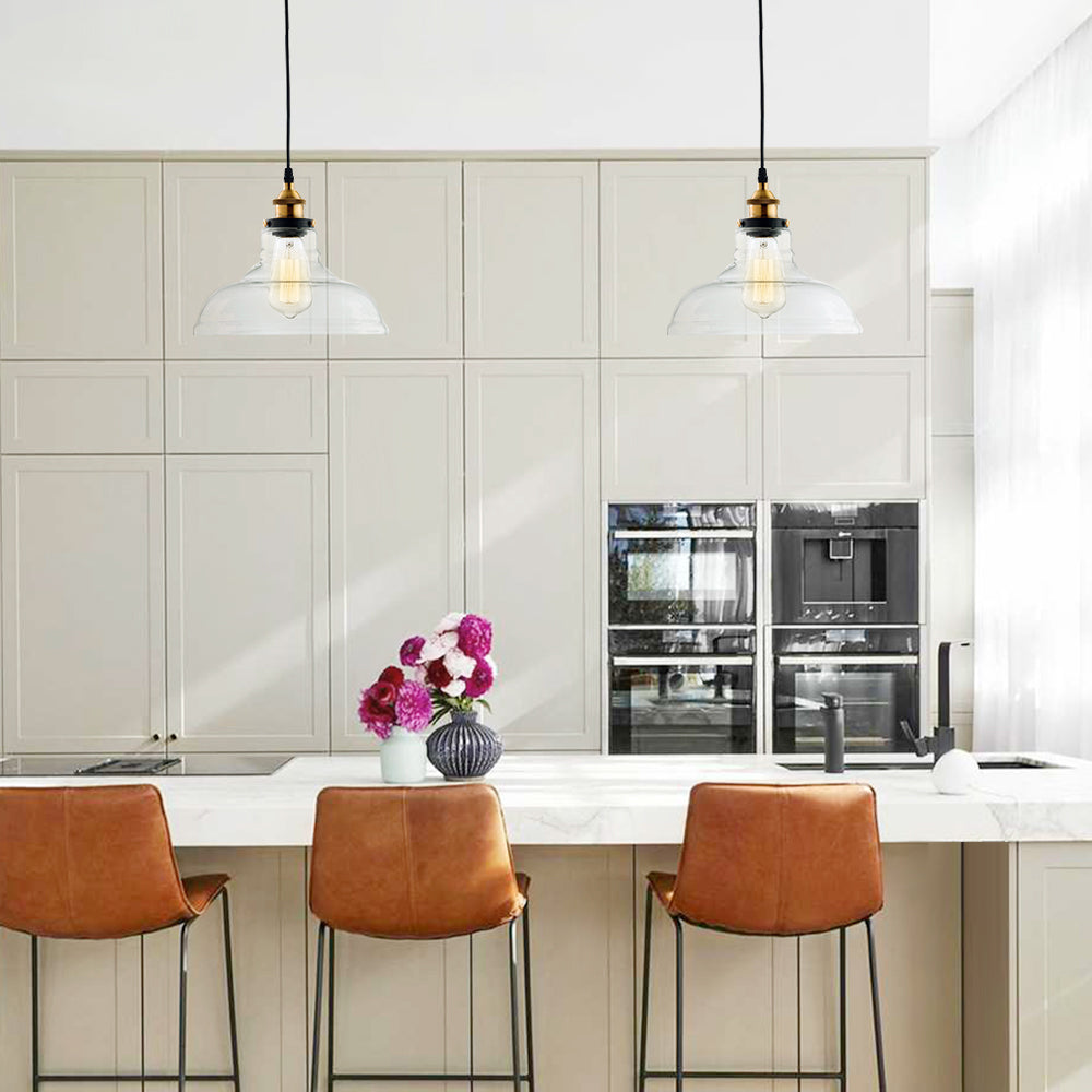 Modern Industrial Glass Pendant Light GLASSET Collection Industrial