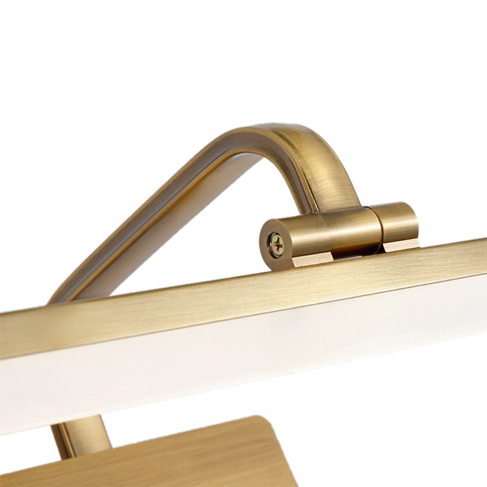 Modern Led Bath Bar Armed Bathroom Vanity Light In Gold Over Mirror ...