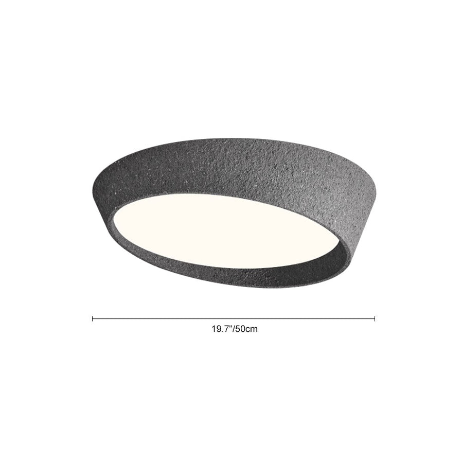 Modern Led Half Moon Shaped Flush Ceiling Light For Living Room ...