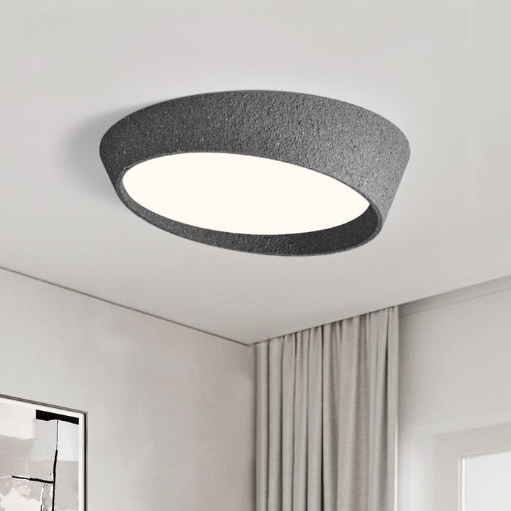 Modern Led Half Moon Shaped Flush Ceiling Light For Living Room ...